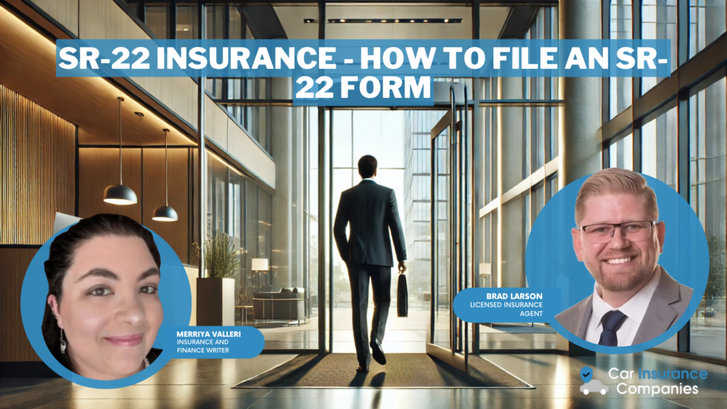 SR-22 Insurance - How to File an SR-22 Form